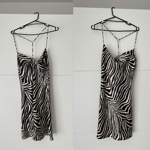 Zara zebra haljina