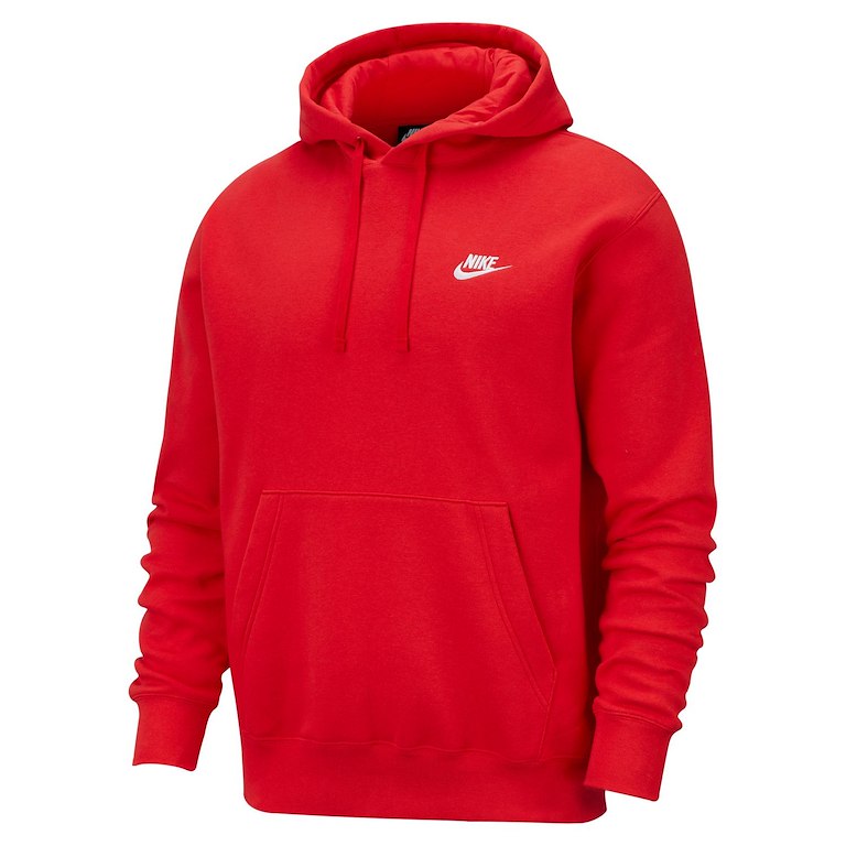 Nike M NSW CLUB HOODIE PO BB, muški duks, crvena