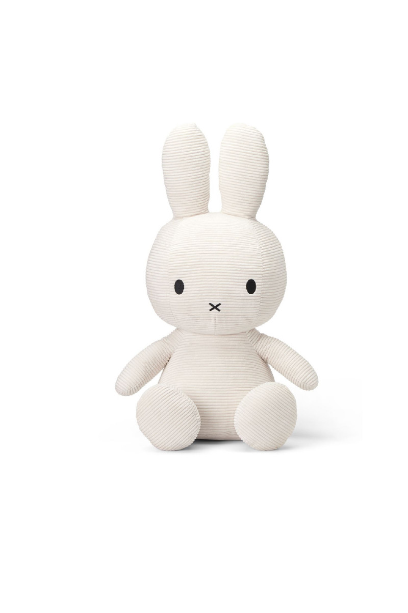 Miffy plišani zeka Corduroy 70cm, Offwhite