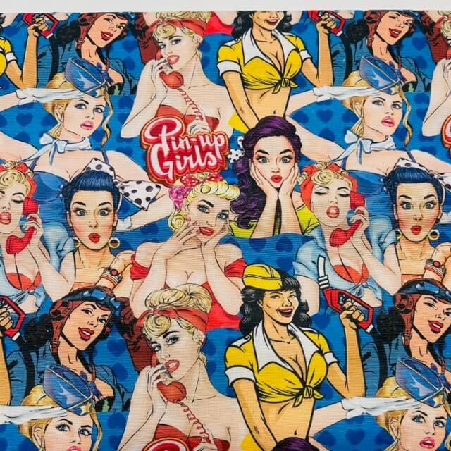 Exclusive Dekor digital print Pin up Girls