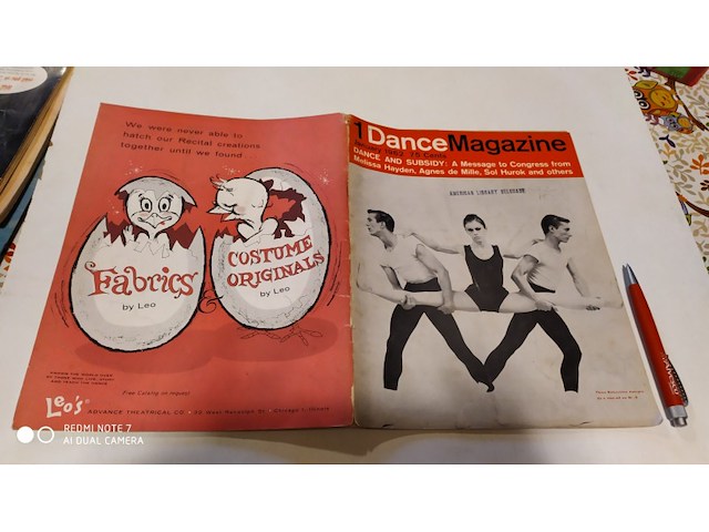 DANCE MAGAZINE 1 / 1962