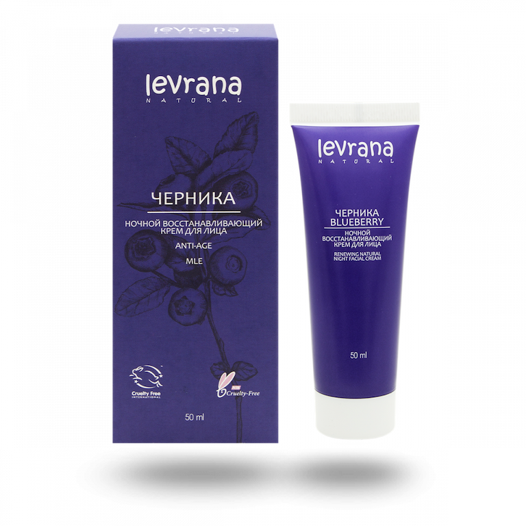 LEVRANA organic BOROVNICA noćna MLE krema za lice 50 ml