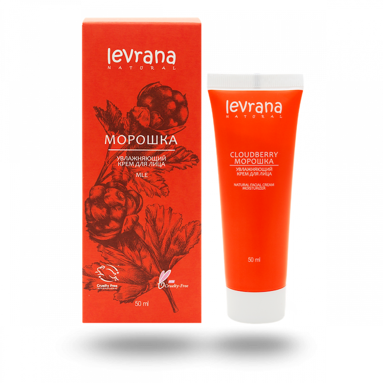 LEVRANA organic MOČVARNA JAGODA hidrantna MLE krema za lice 50 ml