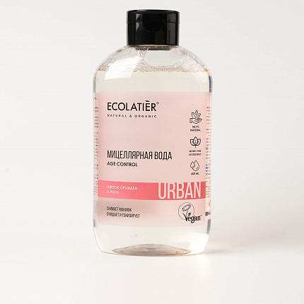 ECOLATIER Micelarna voda Age control CVET ORHIDEJE I RUŽE 600 ml