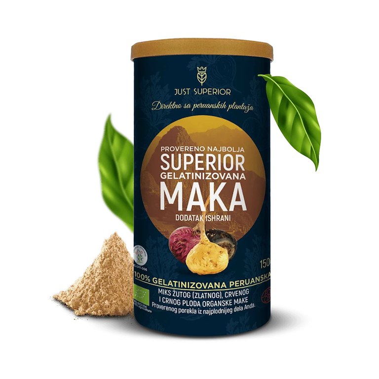 JUST SUPERIOR Organska GELATIZOVANA MAKA 150 g