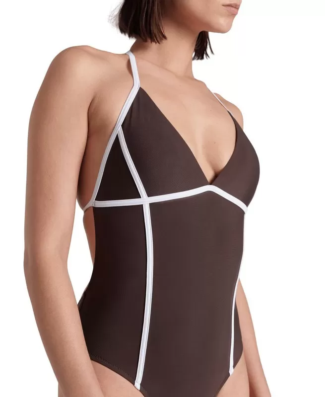 W ARENA PRO_FILE SWIMSUIT TIE BACK