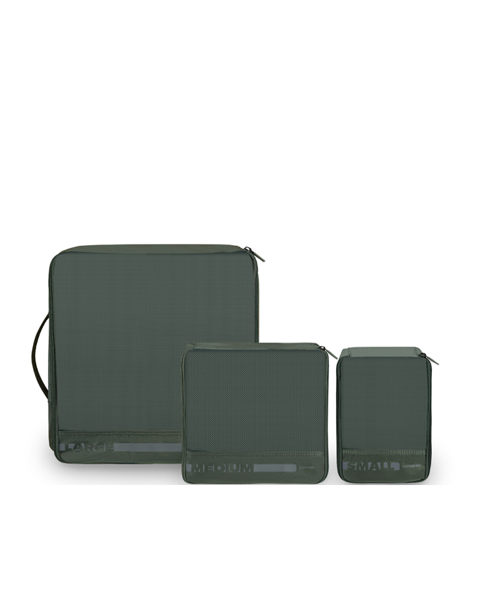 SET ZA PAKOVANJE PACK-SIZED-SET OF 3 PACKING CUBES FOREST GREEN Samsonite