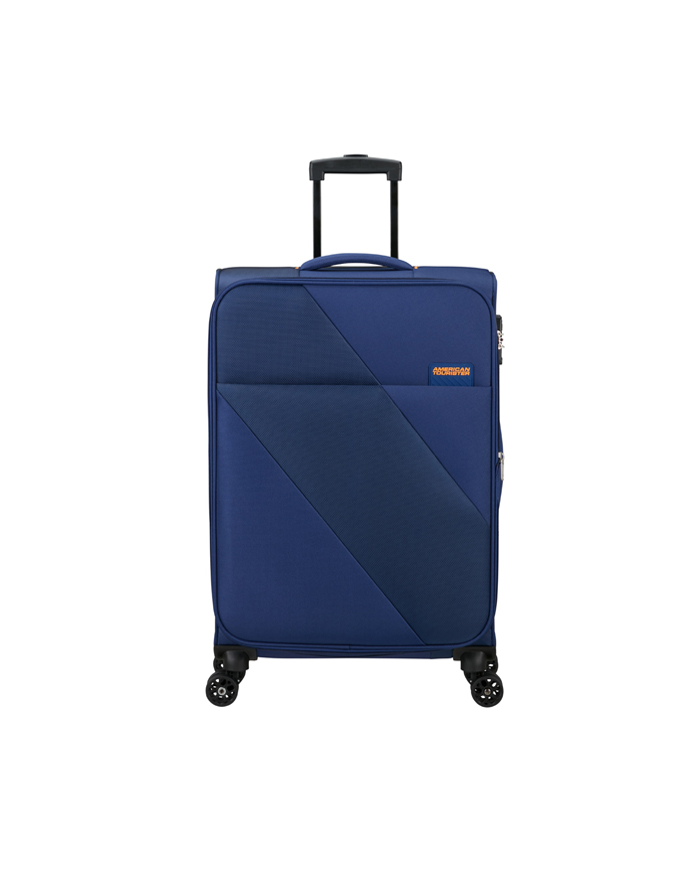 KOFER SUN BREAK-SPINNER MEDIUM EXP NAVY BLUE TROLLEY American Tourister