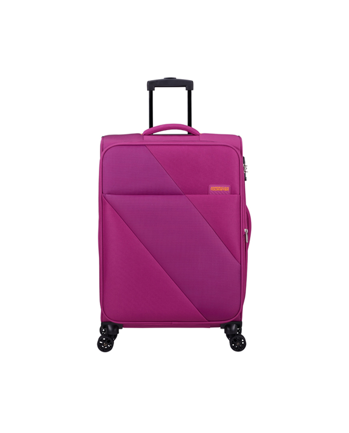 KOFER SUN BREAK-SPINNER MEDIUM EXP FUCHSIA PURPLE TROLLEY American Tourister