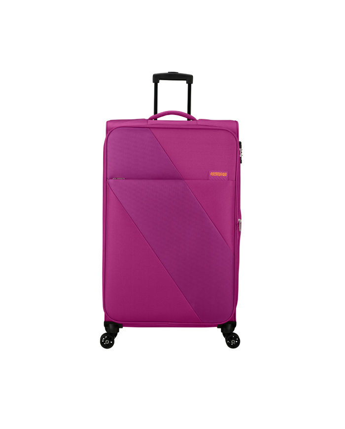 KOFER SUN BREAK-SPINNER LARGE EXP FUCHSIA PURPLE TROLLEY American Tourister