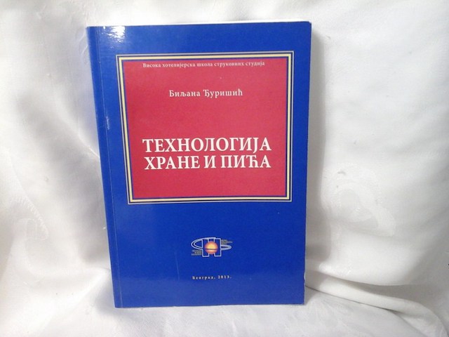 Tehnologija hrane i pića Biljana Đurišić