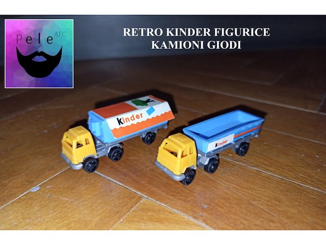 Retro Kinder figurice Kamioni - RARITET