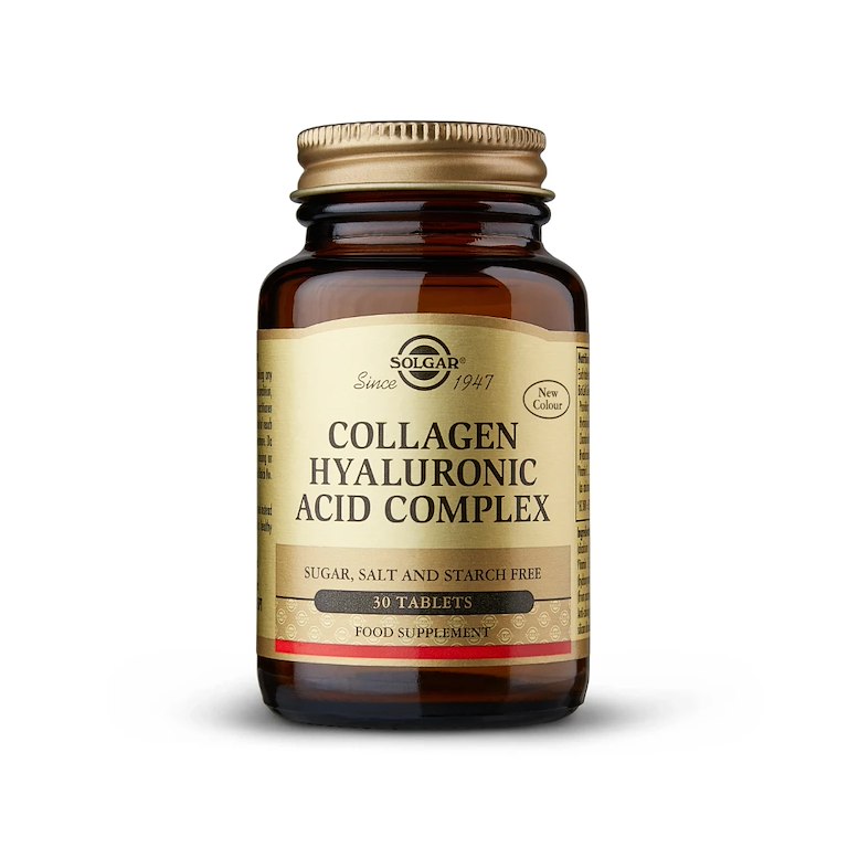 SOLGAR® Collagen Hyaluronic Acid Complex 30 Tableta Kolagena sa Hijaluronskom Kiselinom