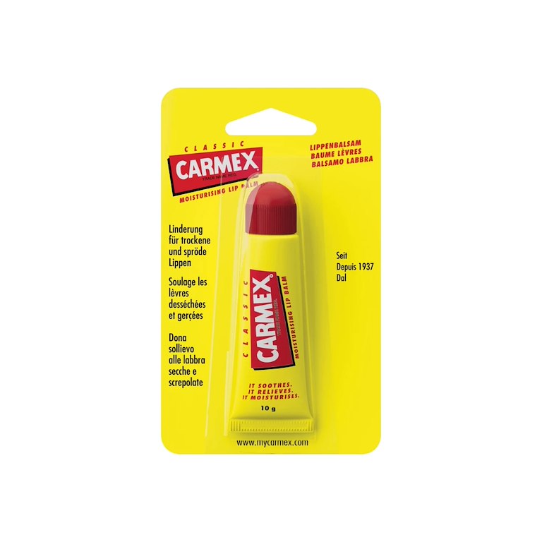 Carmex CLASSIC Balzam u Tubi sa Mentolom, Kamforom i Pčelinjim Voskom 10 g