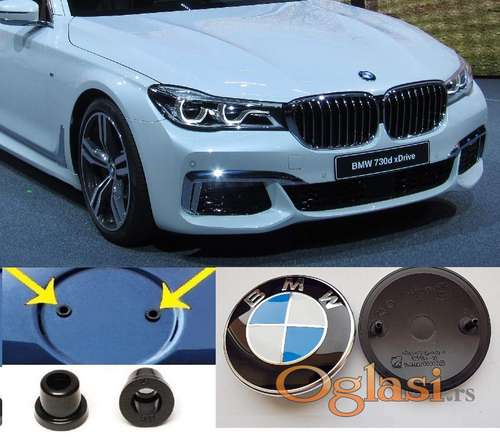 BMW ALU znak haube G11 originalni reljefni