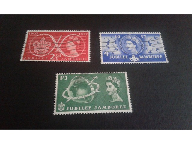 Velika Britanija scaut jubilej serija iz 1957. god.