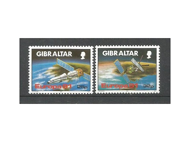 Gibraltar 1991. EVROPA CEPT cista serija MNH