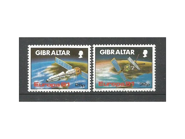 Gibraltar 1991. EVROPA CEPT cista serija MNH