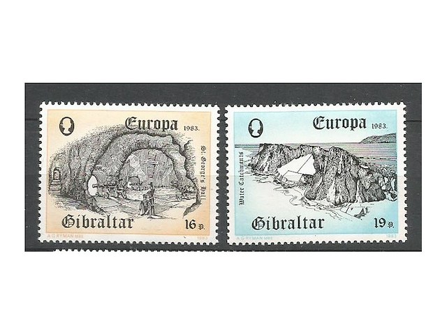 Gibraltar 1983. EVROPA CEPT cista serija MNH