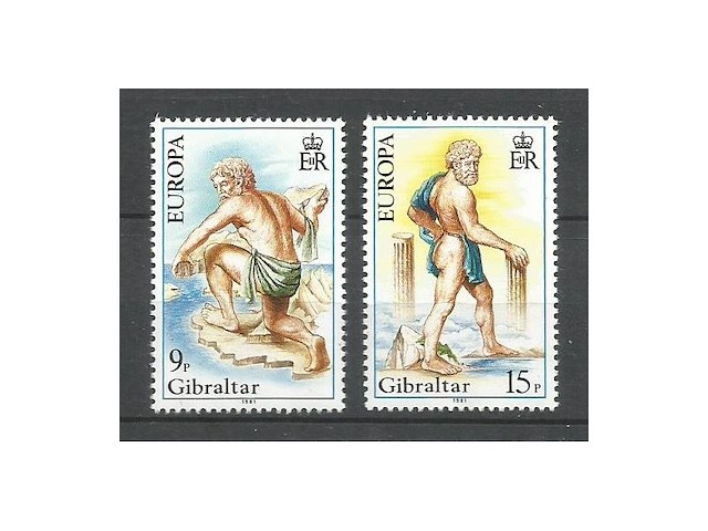 Gibraltar 1981. EVROPA CEPT cista serija MNH