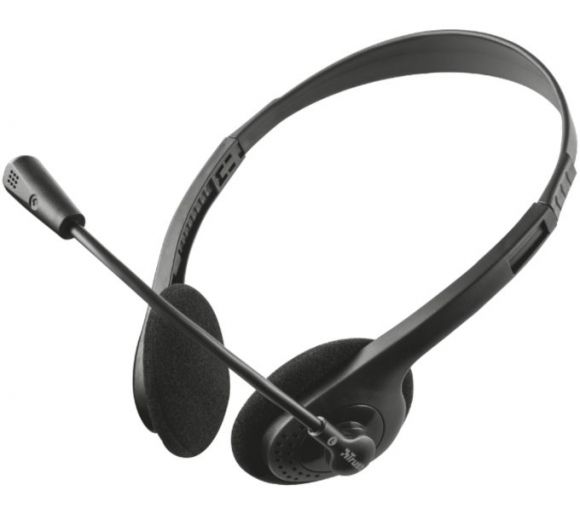 Trust - Slušalice TRUST Primo Chat Headset žične/3,5mm+2x3,5mm/crna