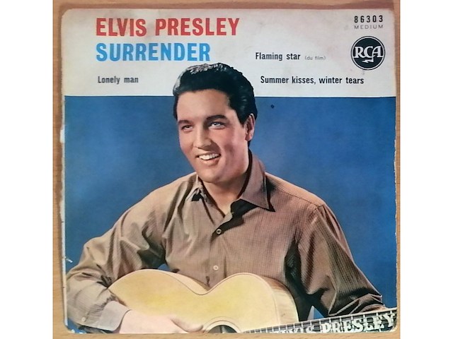 EP ELVIS - Surrender (1961) France, VG/VG+, retko