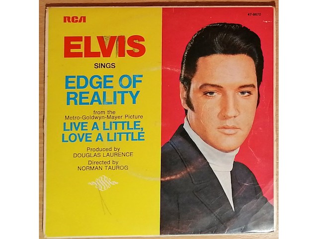 SP ELVIS - Edge Of Reality (1968) Australia, VG/VG+