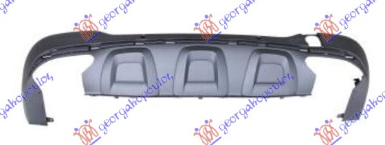 SPOJLER ZADNJEG BRANIKA (AMG LINE) MERCEDES GLC (X253/C253) SUV/COUPE (2015-2020) (OEM: 2538850300)
