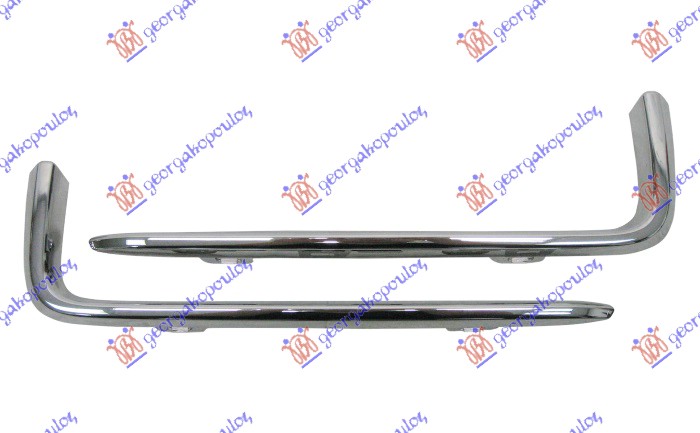 OKVIR RESETKE PREDNJEG BRANIKA HROM (SET)12 – PEUGEOT PARTNER (2008-2015) (OEM: 1608322980)