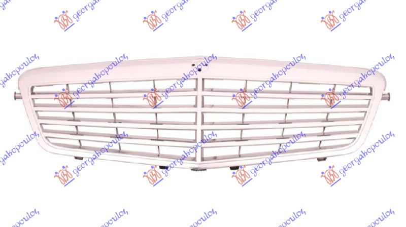 PVC MASKA HROM/SREBRNA ELEGANCE MERCEDES E CLASS (W212) (2009-2013) (OEM: A2128800283 7246, A21288002837246)