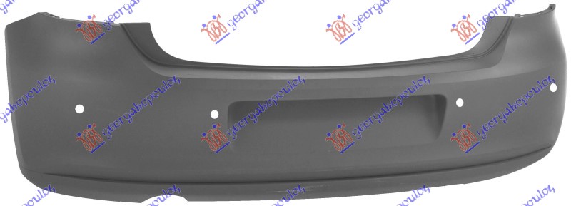 ZADNJI BRANIK (SA RUPOM ZA AUSPUH) (PDS) VW POLO (2009-2014) (OEM: 6R6807417BCGRU)