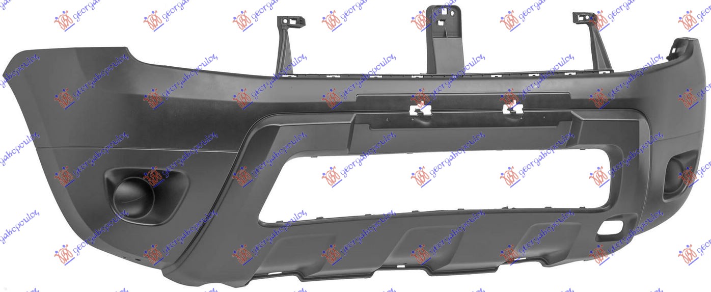 PREDNJI BRANIK MAT CRNI (BEZ MAGLENKE) A KVALITET DACIA DUSTER (2010-2017) (OEM: 620220025R, 620220030R)