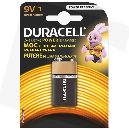 Duracell 9V 6LF22 Basic alkalna baterija