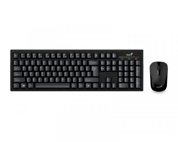 GENIUS Smart KM-8101 Wireless USB YU crna tastatura + miš