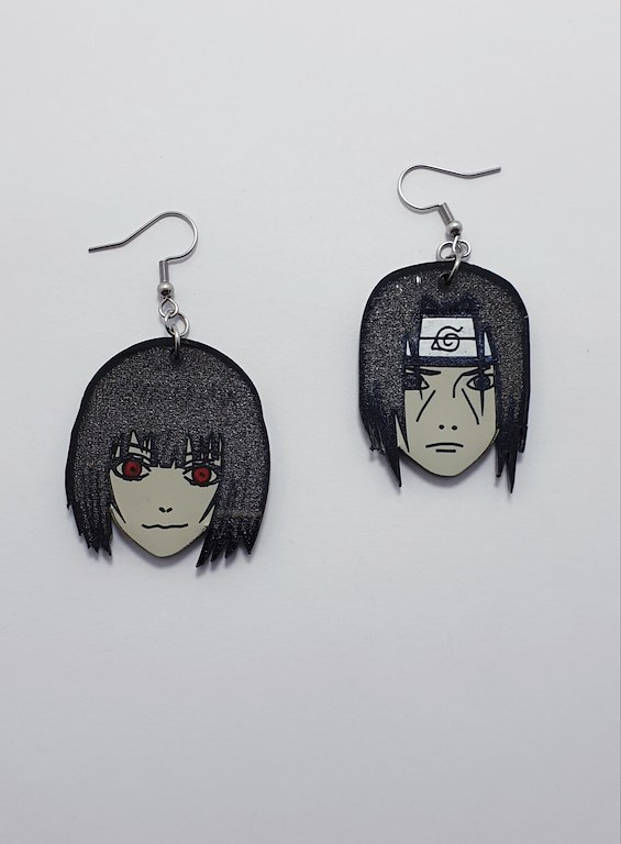 Itachi Uchiha i Yumeko Jabami minđuše