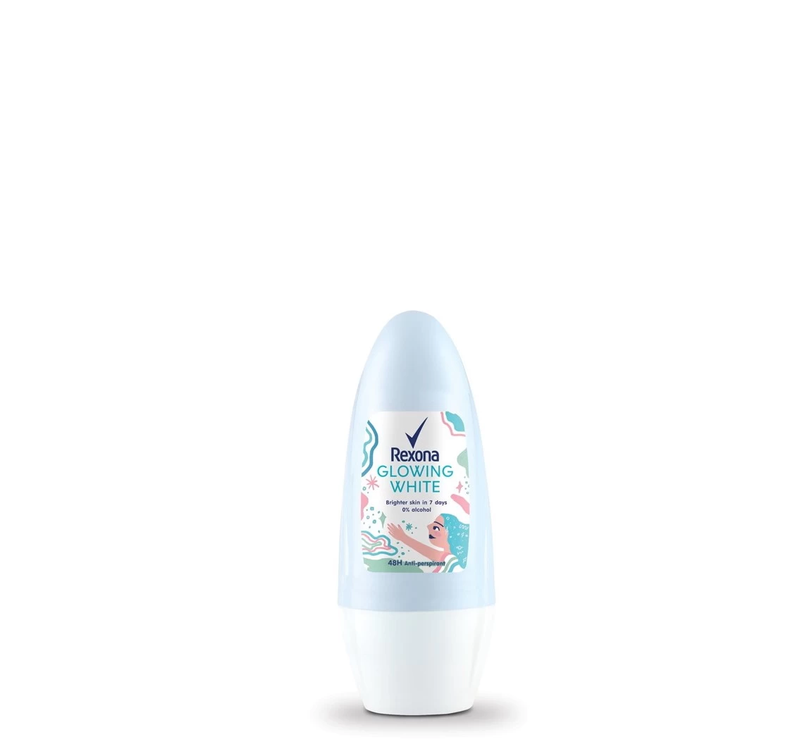 REXONA ROLLON 40ML W GLOWING WHITE