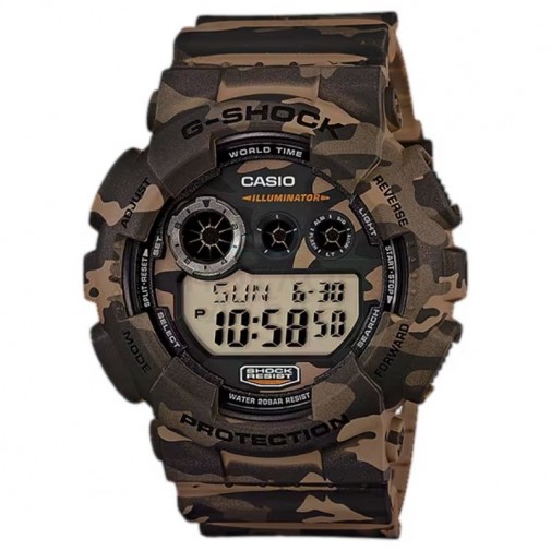 Muški G Shock Casio Multifunkcionalni Military Camouflage Sportski Analogno Digitalni Ručni Sat