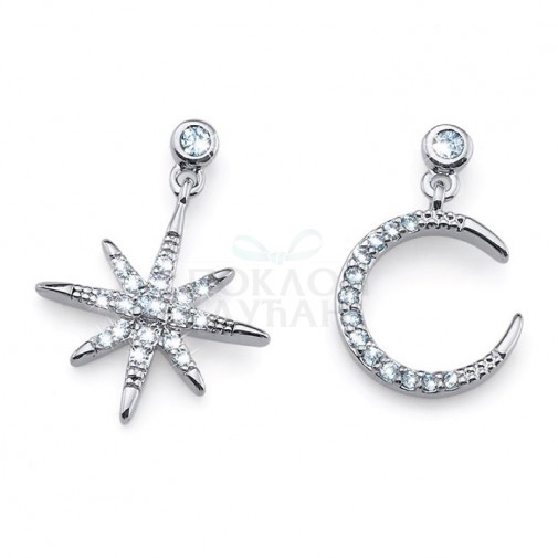 ŽENSKE OLIVER WEBER DAY & NIGHT WHITE ZIRCON MINDJUŠE SA BELIM SWAROVSKI CIRKONIMA