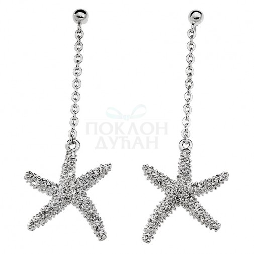 Ženske Oliver Weber Starfish 2 Crystal mindjuše sa swarovski belim kristalom