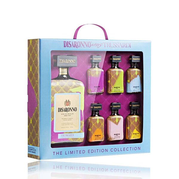 Disaronno Amareto Trussardi 0,70L + 6 mini 0,05L