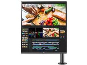 Monitor LG 28MQ780-B 27.6"/IPS/2560x2880, 16:18/60Hz/5ms/HDMIx2,DP,USB/pivot,visina/zvučnici/crna