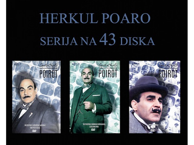 HERKUL POARO SERIJA NA 43 DISKA - ORIGINAL