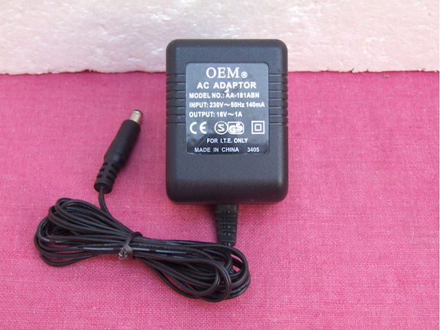 OEM AC adapter 18V 1A model AA-181ABN + GARANCIJA!