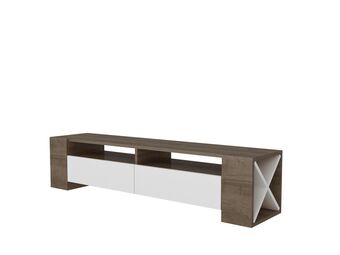 HANAH HOME TV polica Sosruko Walnut White