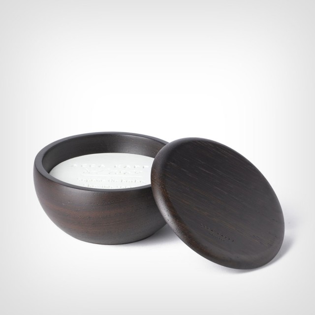 ACCA KAPPA SHAVING BOWL – WENGE WOOD – ALMOND SHAVING SOAP – 150GR – SET ČINIJA I SAPUN ZA BRIJANJE