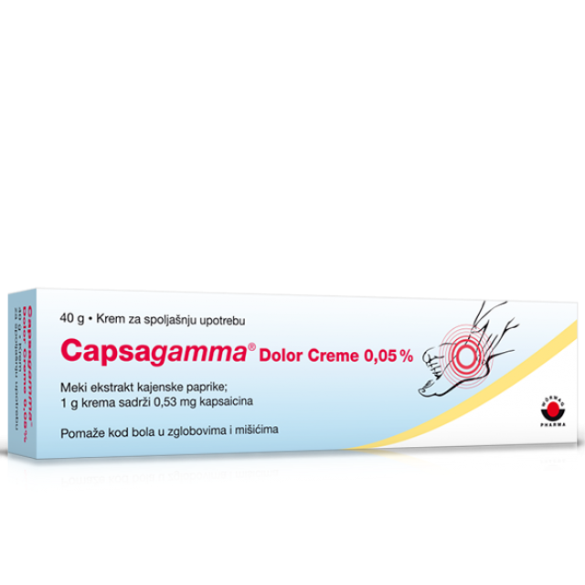 CAPSAGAMMA DOLOR KREMA 0.05% 40G