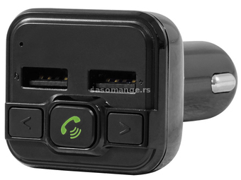 Bluetooth Handsfree, FM transmiter i USB auto punjač BT63