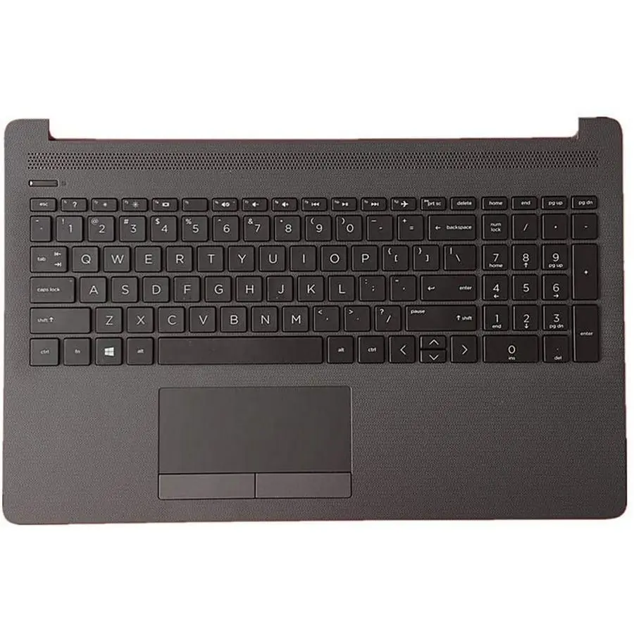 Tastatura za laptop HP Probook 250 G7 255 G7 + palmrest (C cover) sivi