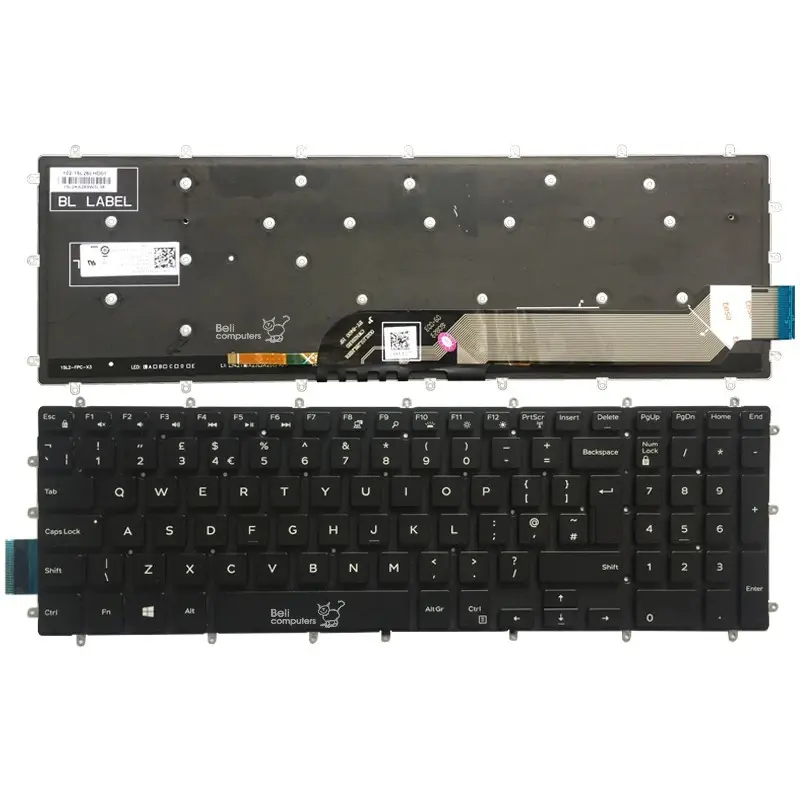 Tastatura za laptop Dell Inspiron 15-5000 5565 5567 17 5765 5767 sa pozadinskim osvetljenjem
