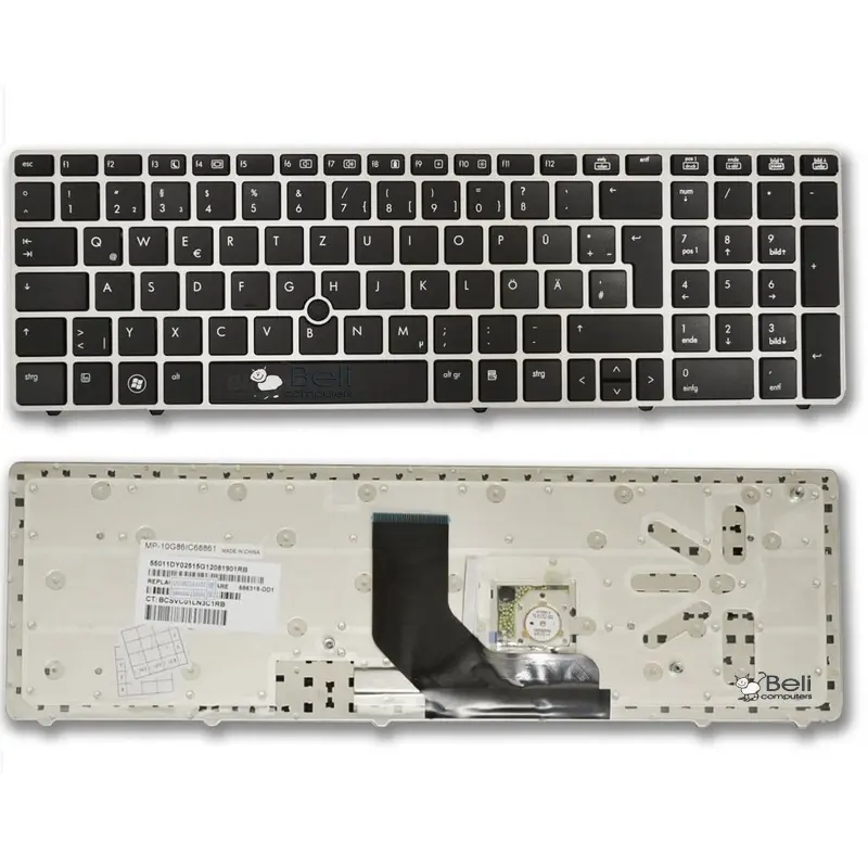 Tastatura sa ramom za laptop HP EliteBook 8560p 8570p probook 6560 6560p